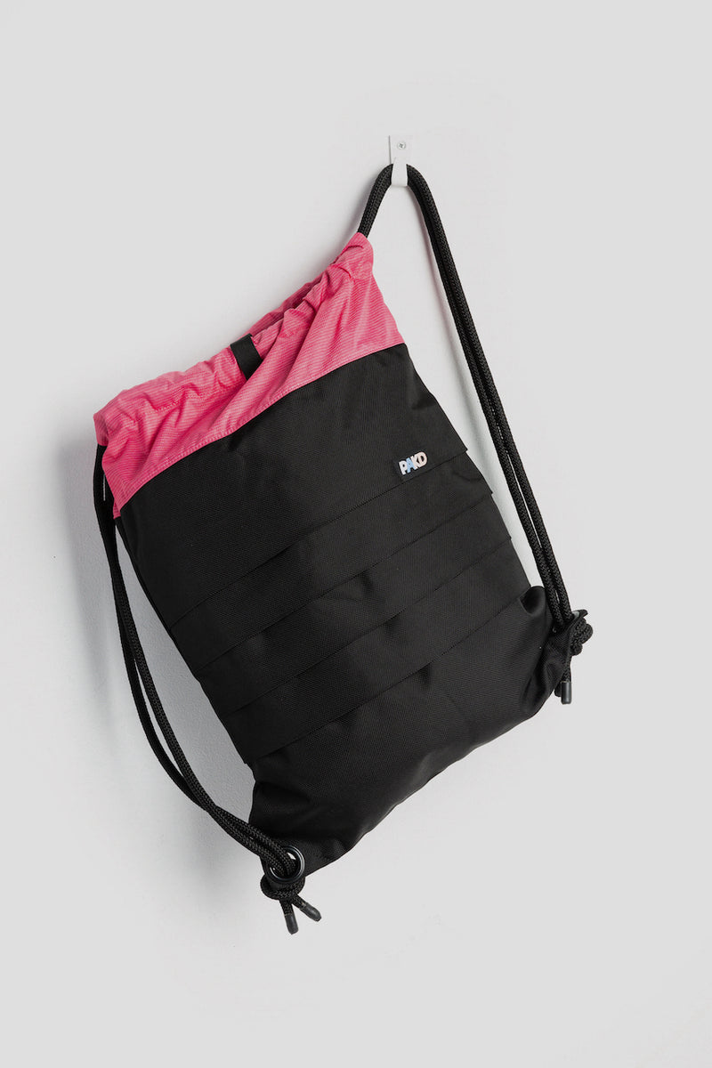 Pink Drawstring Gym Rope Bag | Water Resistant Drawstring Gym Bag ...